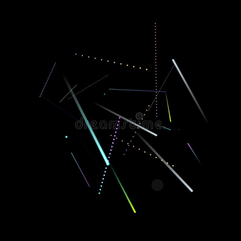 Fast Effect. Motion Neon. Glare Dynamic Stock Vector - Illustration of ...