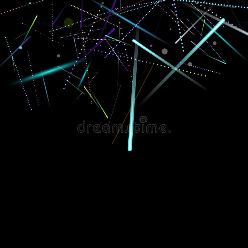Fast Effect. Motion Neon. Glare Dynamic Stock Vector - Illustration of ...