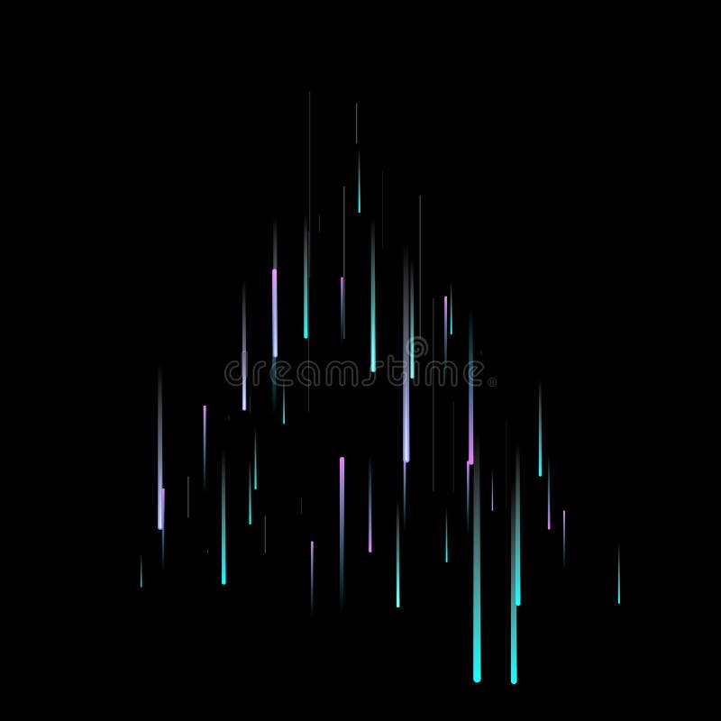 Fast Effect. Motion Neon Light Movement Static Stock Vector ...