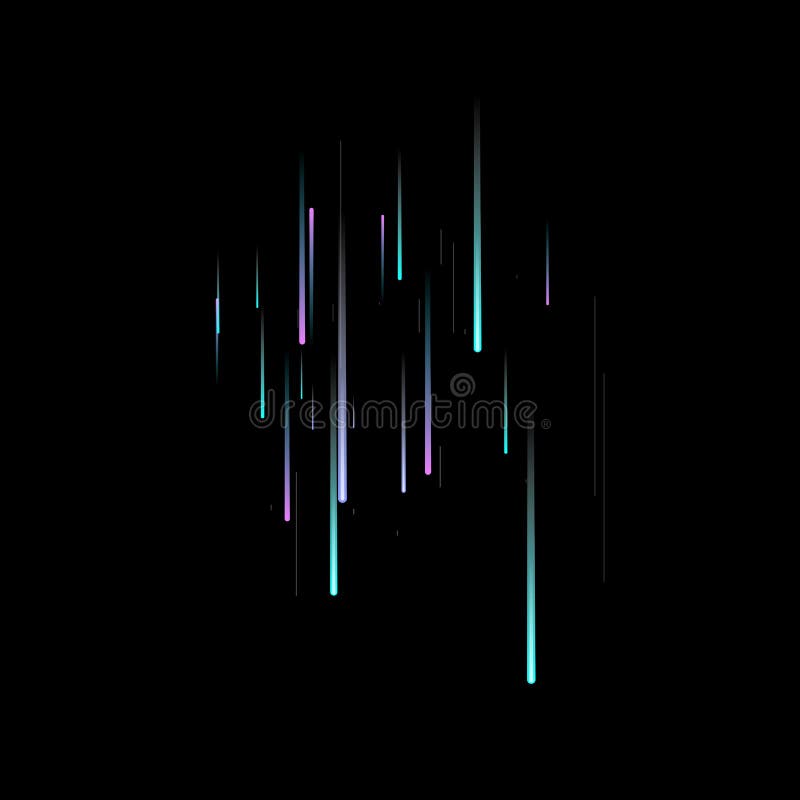 Fast Effect. Motion Neon Light Movement Static Stock Vector ...