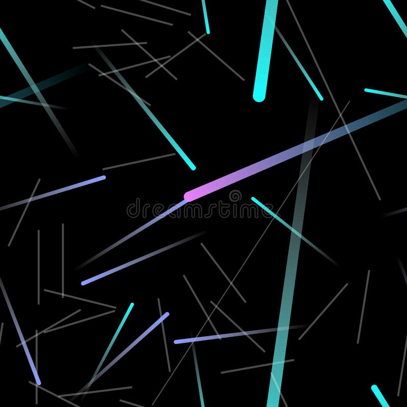 Fast Effect. Motion Neon. Seamless Pattern. Glitch Stock Vector ...