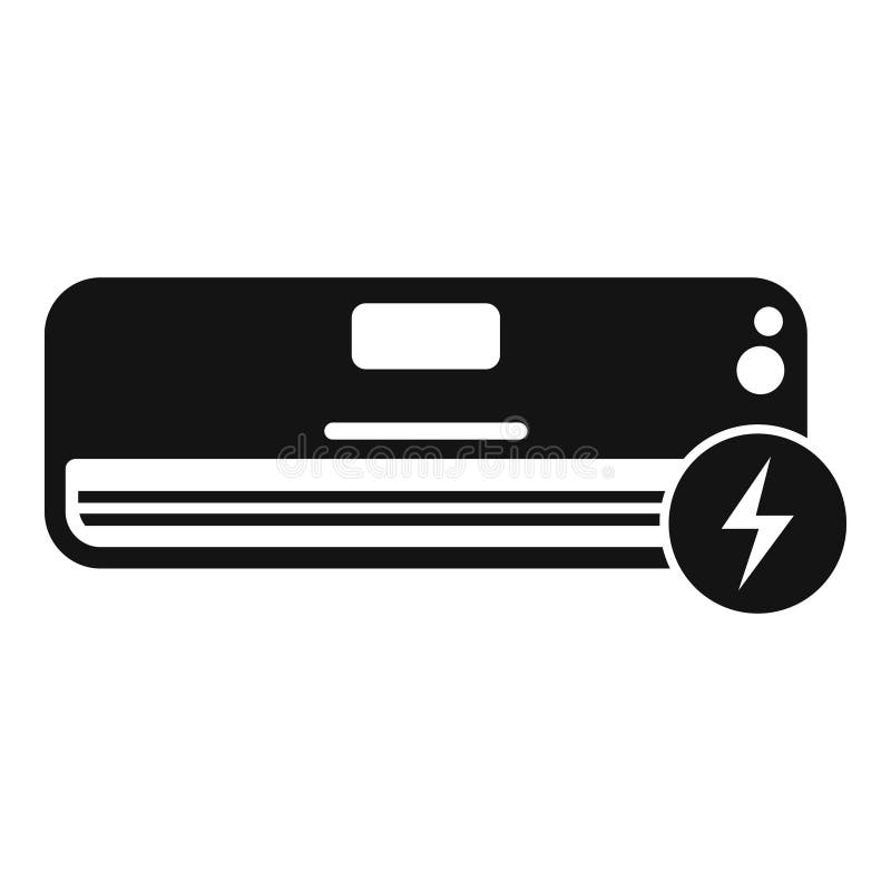 Fast Energy Control Icon Simple Vector. Air Conditioner Stock Vector ...