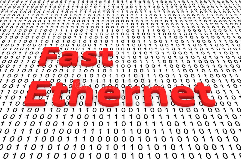 Fast ethernet stock illustration. Illustration of computer - 89045439