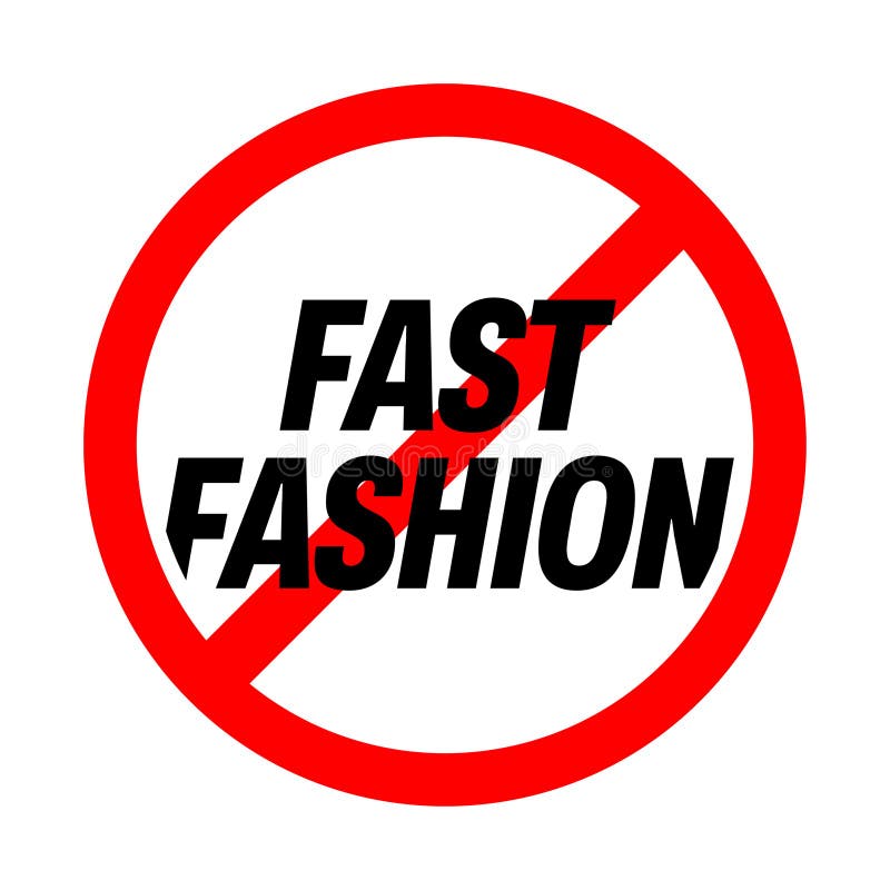 Fast Fashion Vector Sign Illustration Concept Stock Vector ...