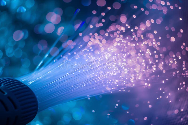 Fast Fibre Internet Computer Cable Transmitting Broadband ...