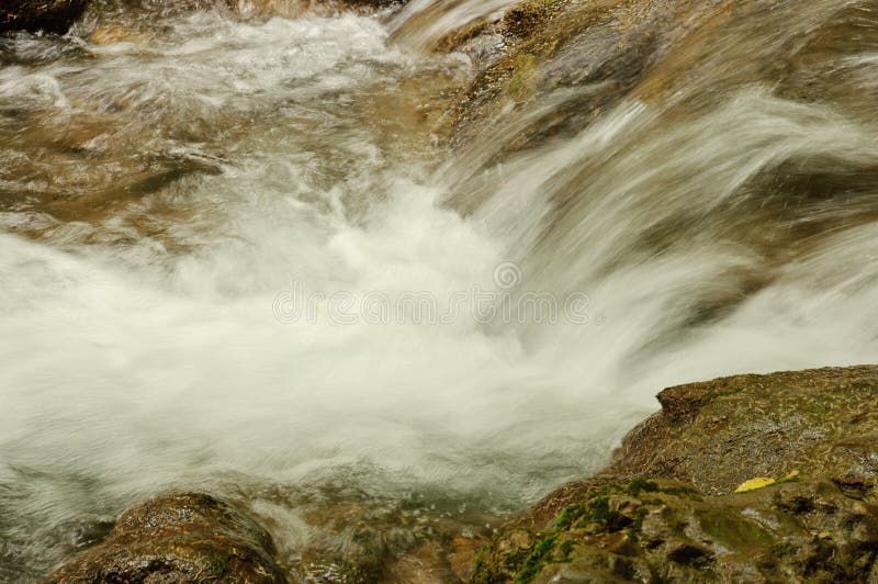 Fast flowing water stock image. Image of fast, horizontal - 14926233