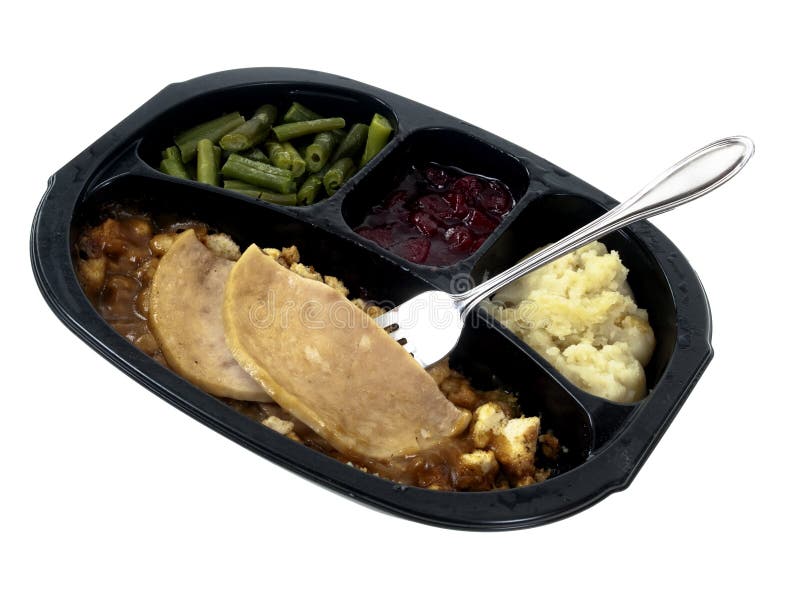 TV dinner of ribs stock photo. Image of packaged, gravy - 21575842