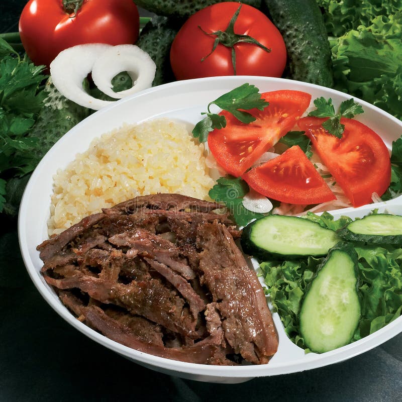 Fast food stock photo. Image of dinner, plate, nourishing - 2091476