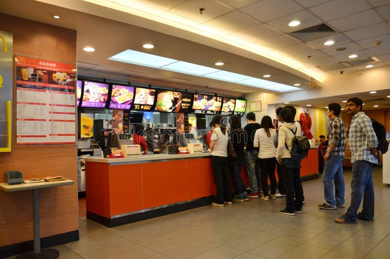 Fast food editorial photo. Image of service, line, customers - 21936516