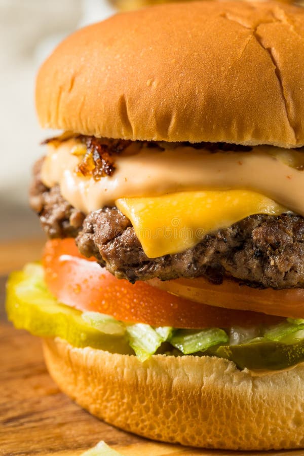 Fast Food Animal Cheeseburger Stock Image - Image of tasty, meat: 274793473