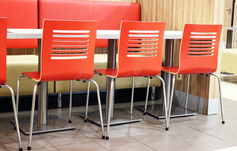 Fast food cafe interior stock image. Image of shopping - 78314687