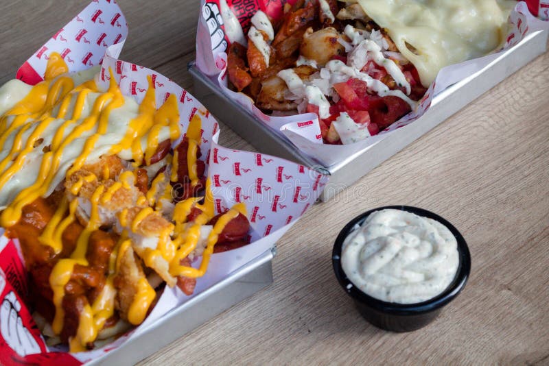 Fast Food Combos on a Table Stock Image - Image of fast, mashed: 194603213