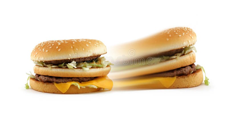 Fast food concept stock image. Image of isolated, moving - 1670139