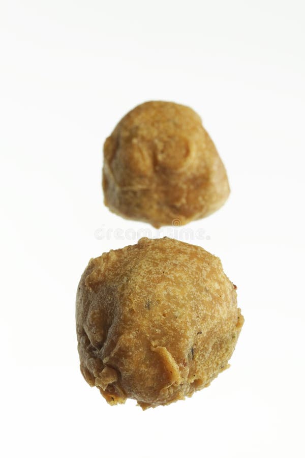 Potato Vada Pakoda or Fritter Indian Food Snack in Pure White ...