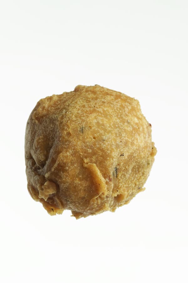 Potato Vada Pakoda or Fritter Indian Food Snack in Pure White ...