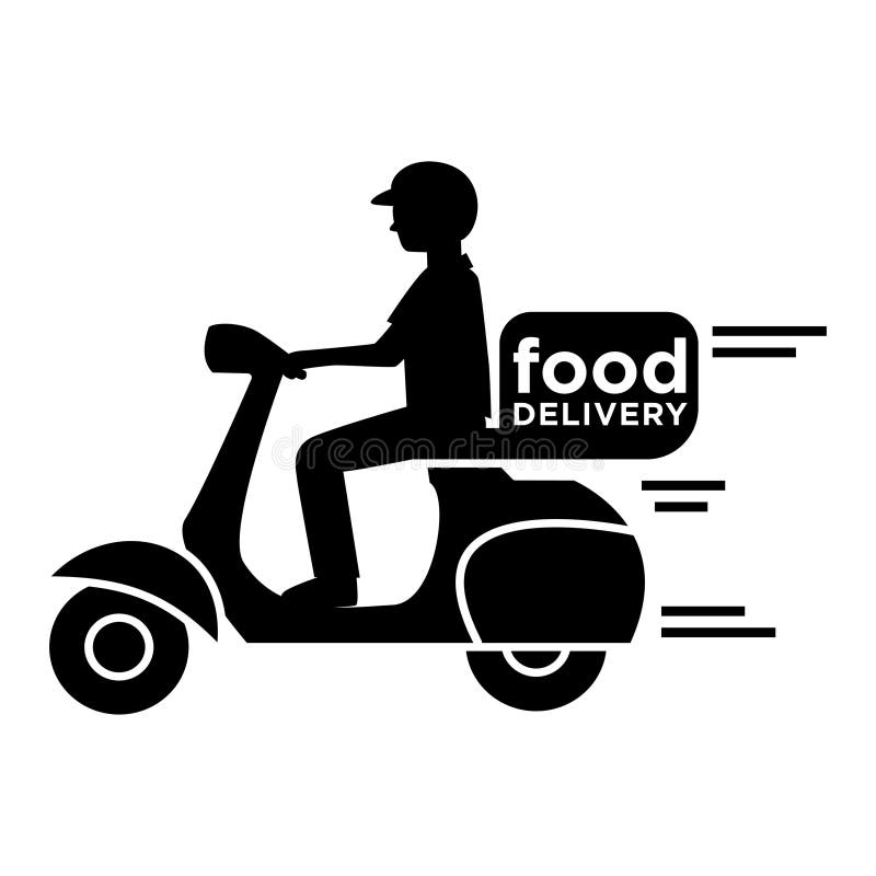 Fast Food Delivery Logo Vector Stock Vector - Illustration of service ...