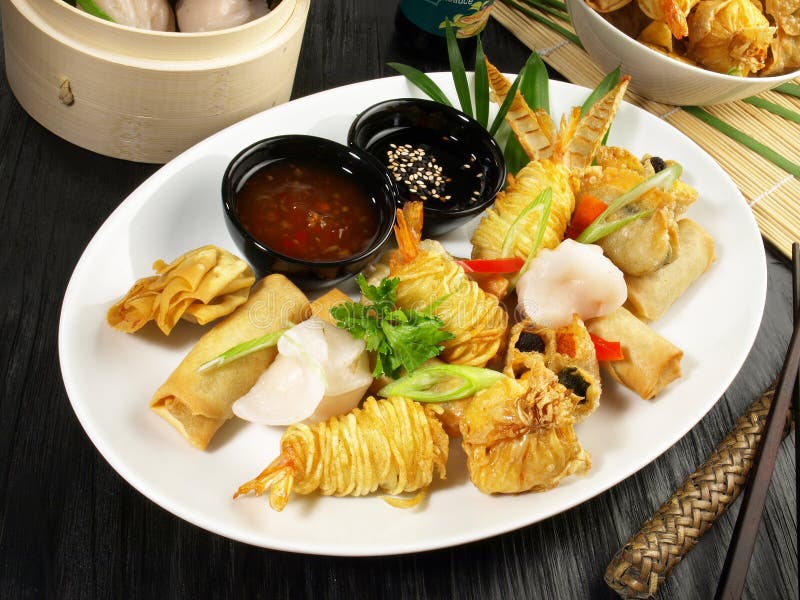 Fast Food - Dim Sum - Chinese Snack Stock Photo - Image of fresh, freid ...