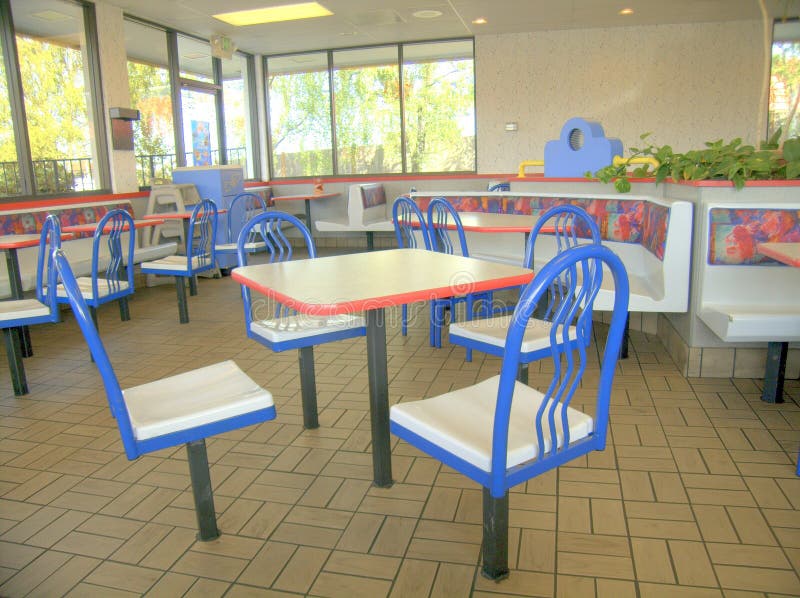 Fast food cafe editorial photo. Image of floor, hall - 17872266