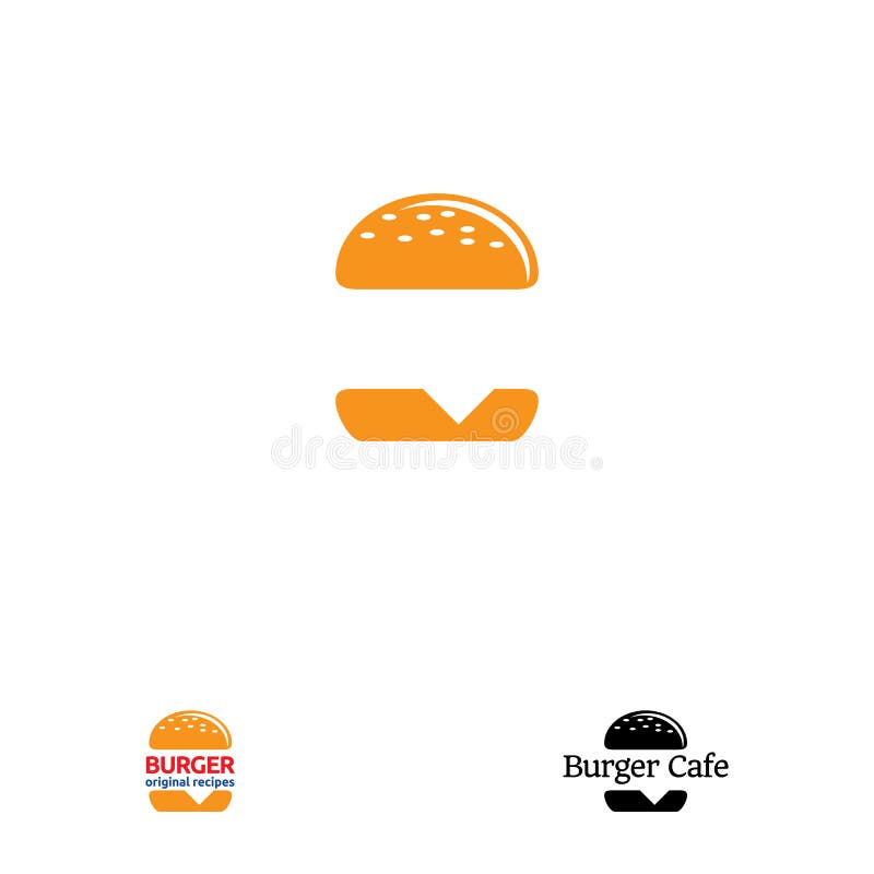 Fast Food Logo Design. Restaurant Emblem. Burger Logo Stock Vector ...