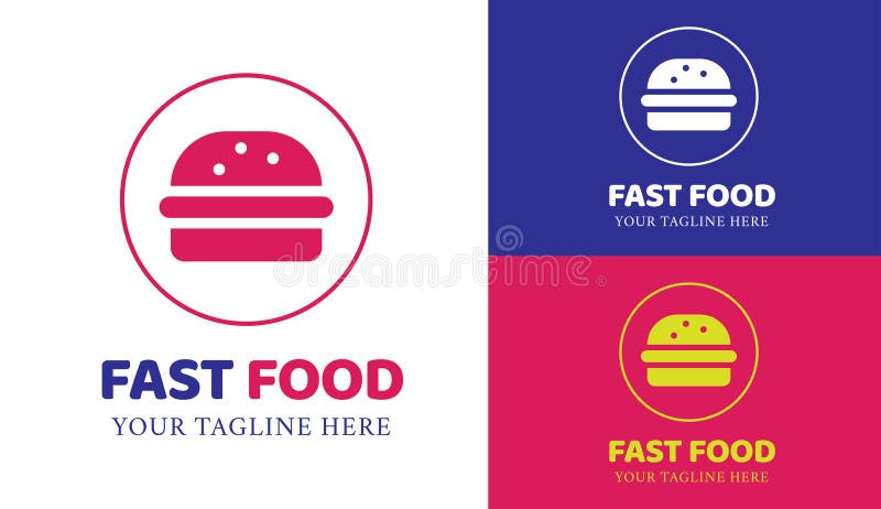 Fast Food Logo Design, Suitable for Restaurant or Street Food Logo ...