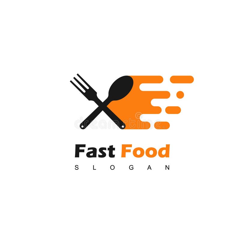 Fast Food Logo Design Vector Stock Vector - Illustration of icon, label ...