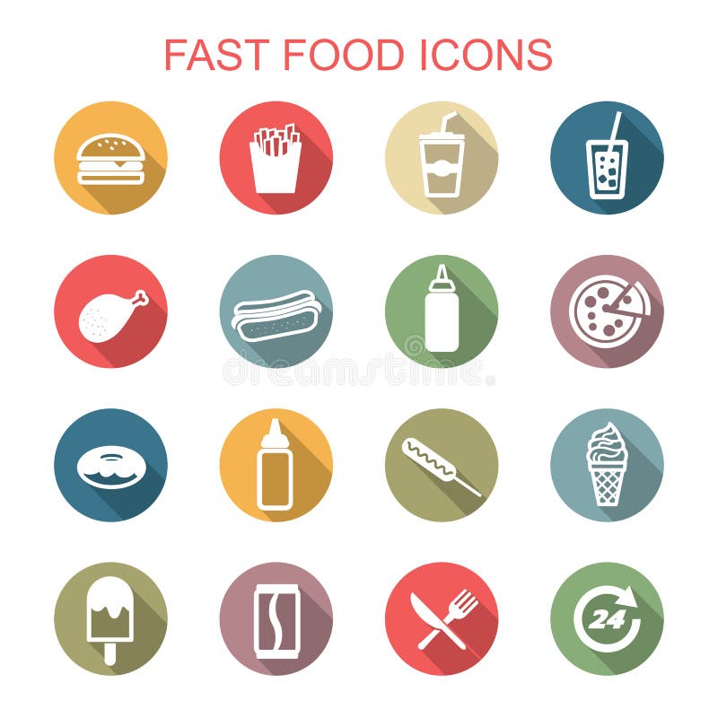 Fast food line icons stock vector. Illustration of bread - 50923051
