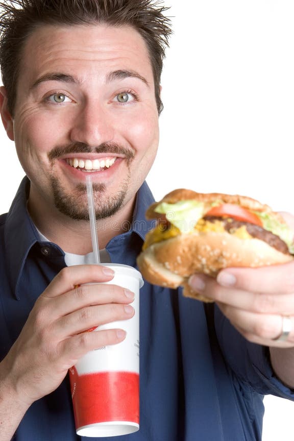 327 Man Eating Fast Food Burger Soda Stock Photos - Free & Royalty-Free ...