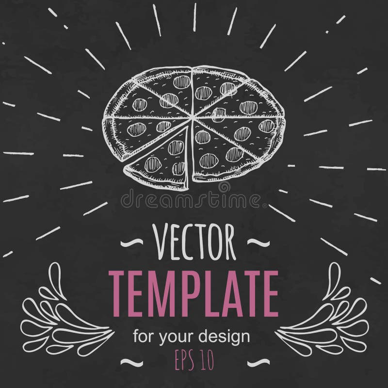 Fast Food Menu Design Template Hand Drawn Vector Stock Vector ...