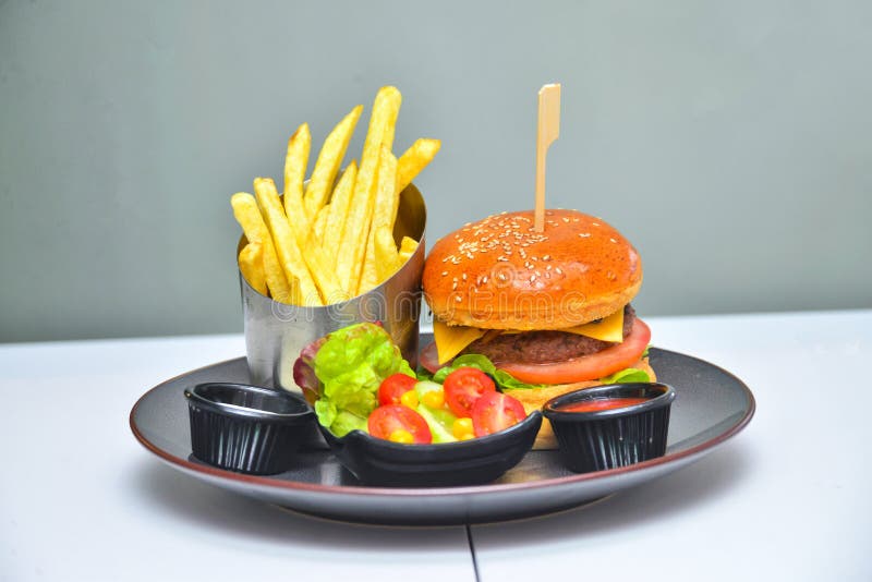 Fast food menu. hamburger, stock image. Image of drive - 253501179