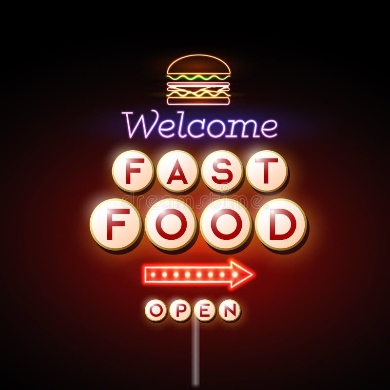 Fast Neon Sign Stock Illustrations – 4,802 Fast Neon Sign Stock ...