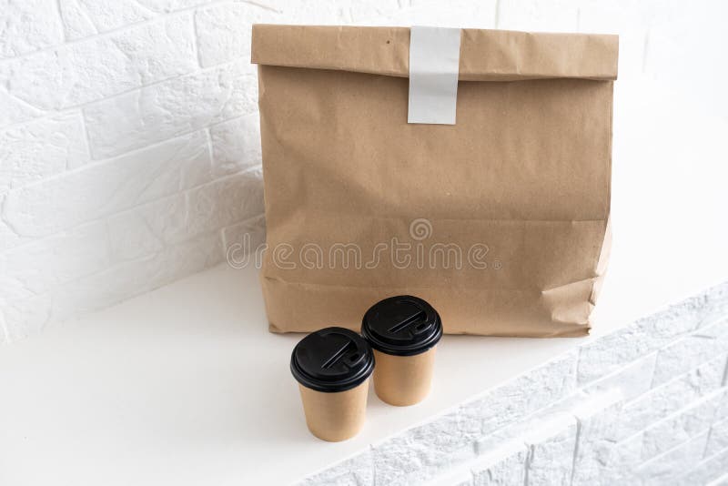 Fast Food Packaging Set. Delivery Packages Stock Photo - Image of meal ...