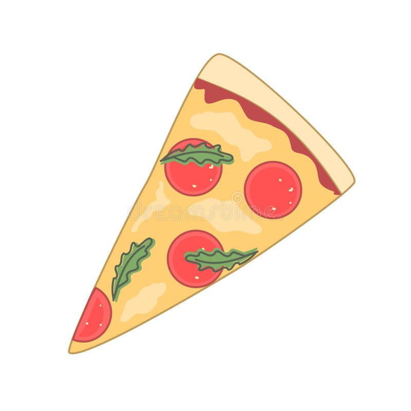Pizza Slice Simple Drawing Stock Illustrations – 1,108 Pizza Slice ...