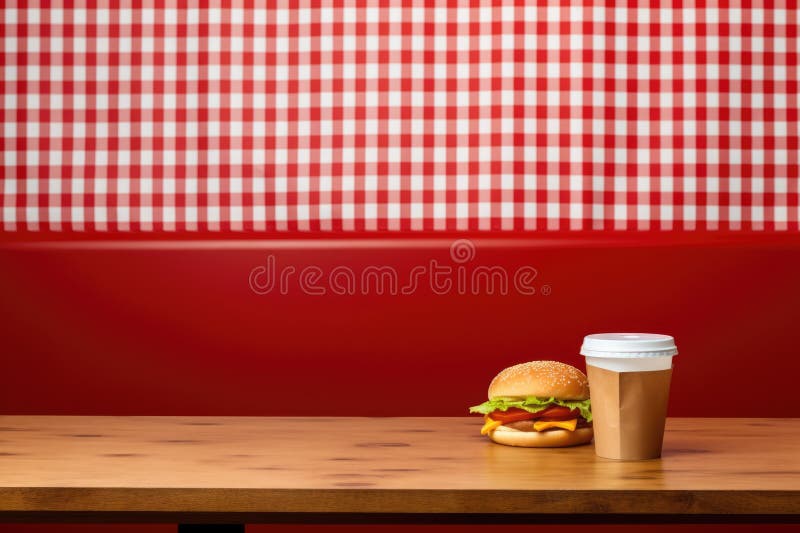 Fast Food Restaurant Background Large Copy Space - Stock Picture ...