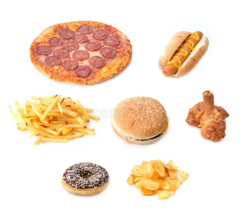 Junk food collection stock photo. Image of cake, assortment - 16245662