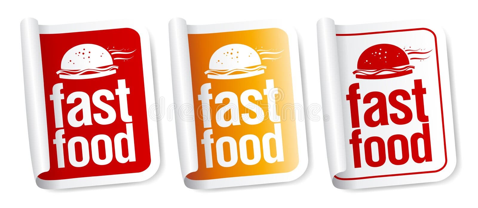Fast Food, Burger House, Best Pizza, Fries, Logo, Signs, Symbols ...