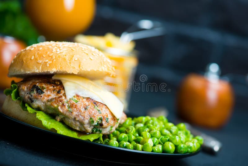 Fast food stock photo. Image of barbecue, gourmet, potato - 87509870