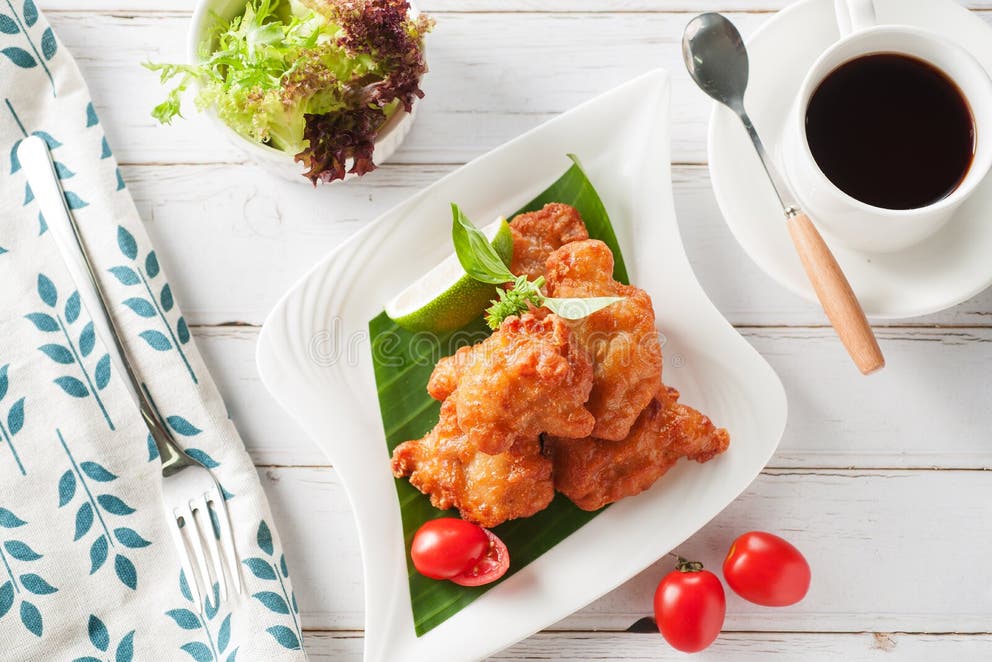 Fried chichen stock photo. Image of rice, beef, fast - 137890730