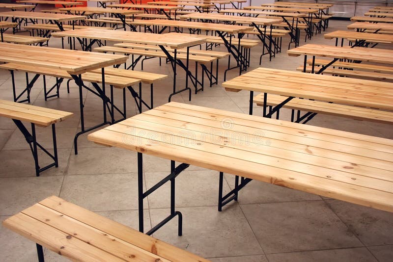Empty Fast Food Cafe Interior Stock Photo - Image of counter, business ...