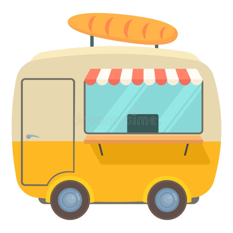 Fast Food Trailer Icon Cartoon Style Stock Illustrations – 151 Fast ...