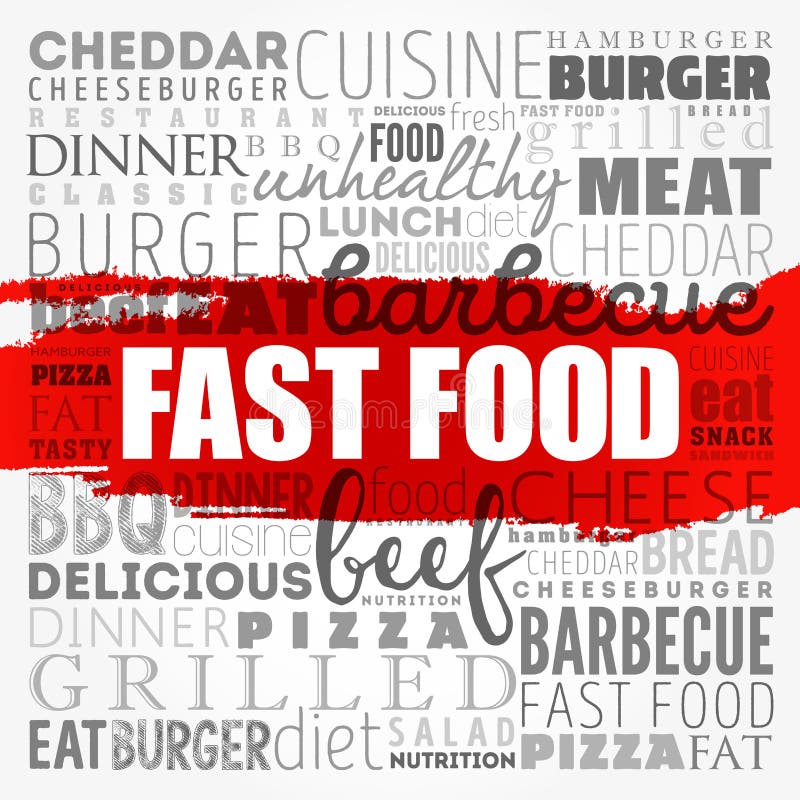 Fast Food Collage Stock Illustrations – 1,542 Fast Food Collage Stock ...
