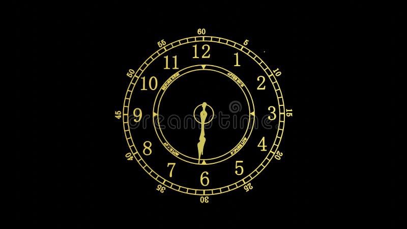 Fast-Forward Clock Animation (12 Hours) (MOV) with Transparent ...