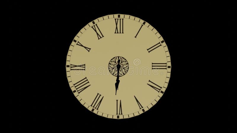 Fast-Forward Clock Animation (12 Hours) (MOV) with Transparent ...