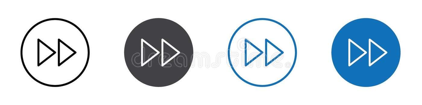 Fast Forward Logo Stock Illustrations – 4,233 Fast Forward Logo Stock ...