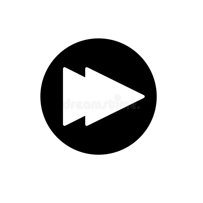 Fast Forward Icon Illustration Isolated Vector Sign Symbol. Rewind ...
