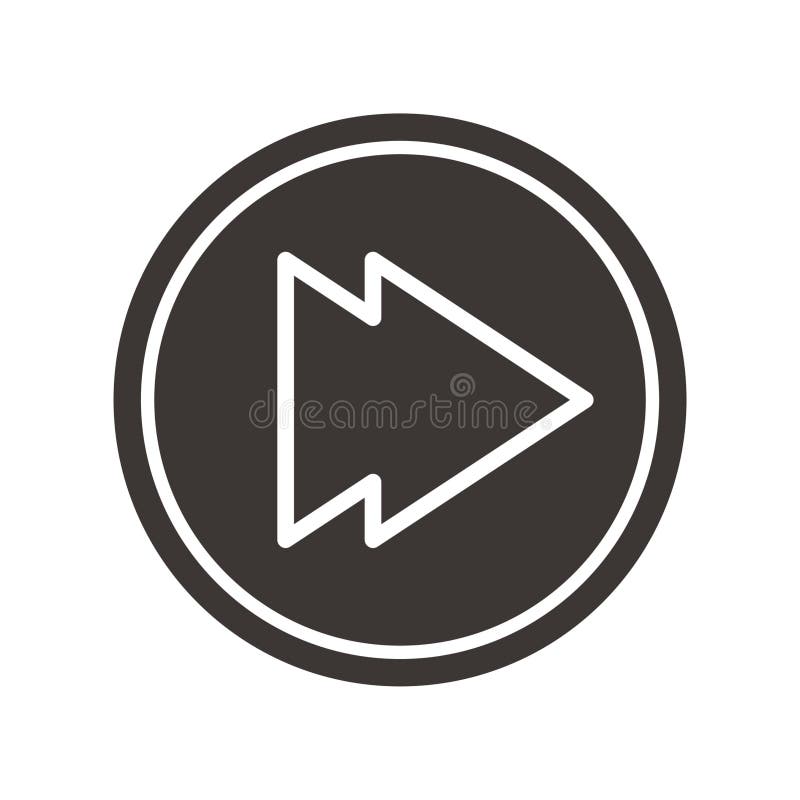 Fast Forward Icon. Vector Illustration Decorative Design Stock Vector ...