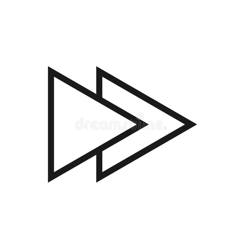 Fast Forward Icon Symbol Stock Illustrations – 2,853 Fast Forward Icon ...