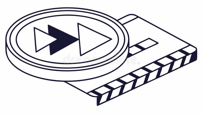 Fast Forward Media Control, Play and Speed Symbol Vector Design ...