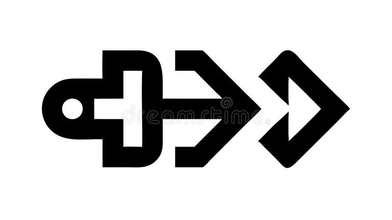 Fast Forward Process Icon. Next Step Workflow, Vector Design Generative AI Stock Vector ...