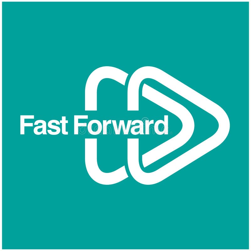 Fast forward symbol. stock vector. Illustration of corporate - 162553149