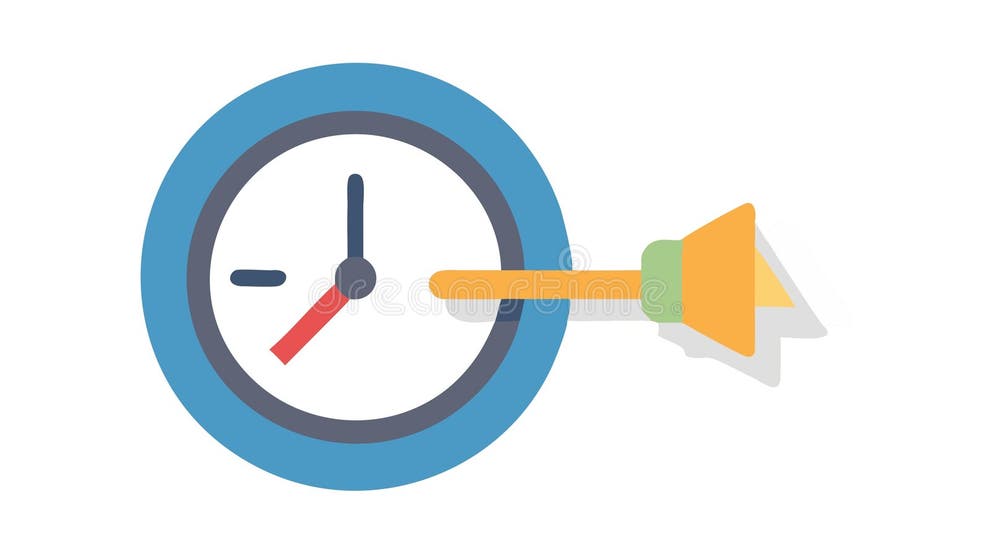 Fast Forward Time Advance Clock Arrow Icon Vector, Vector Design ...